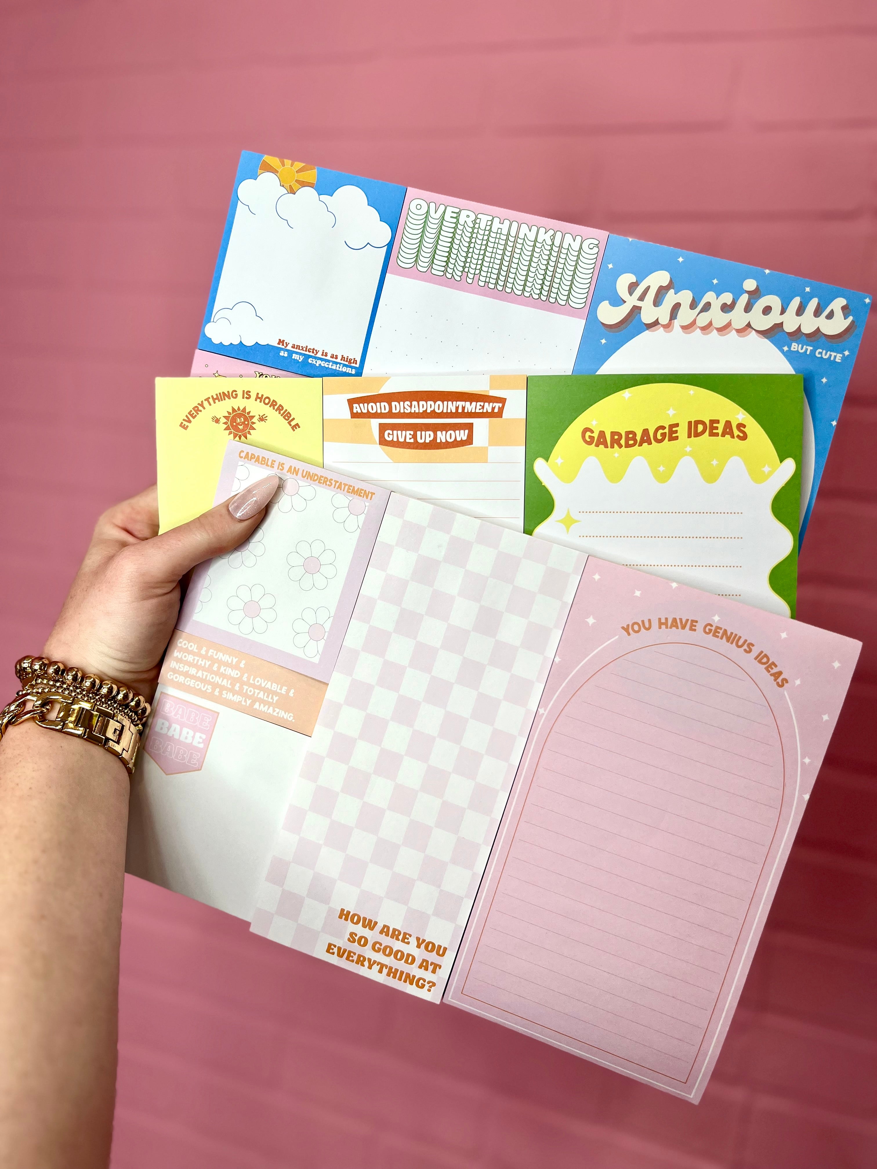 Jumbo Notepad Set- Many Styles – Shop The Pug