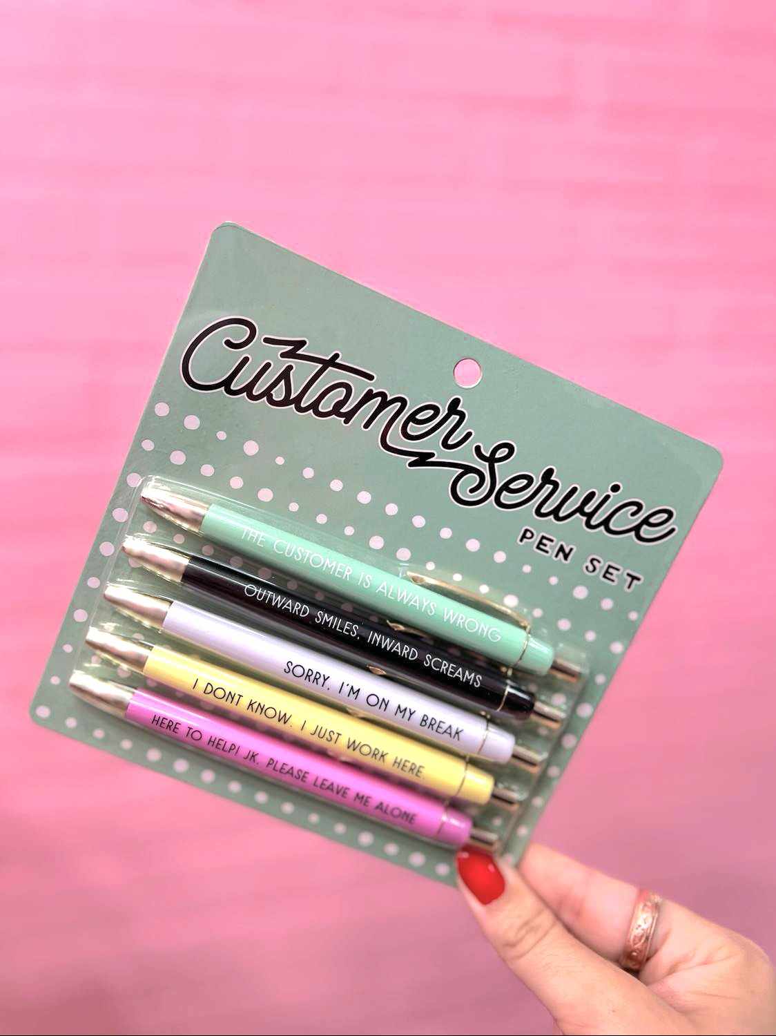 Customer Service Pen Set – Shop The Pug