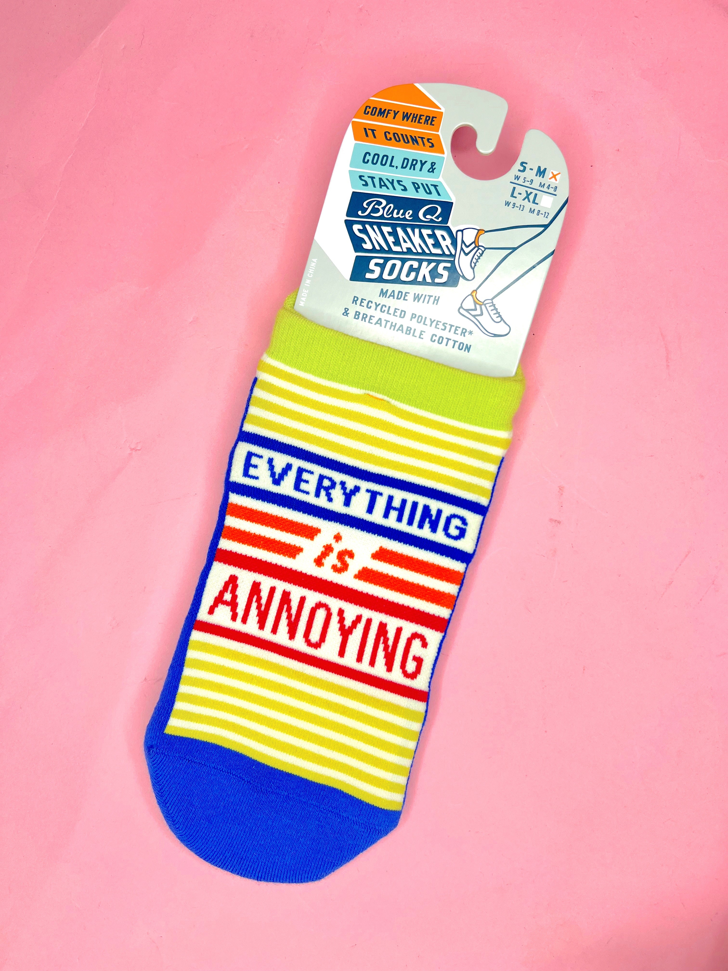 Everything Is Annoying Sneaker Socks – Shop The Pug