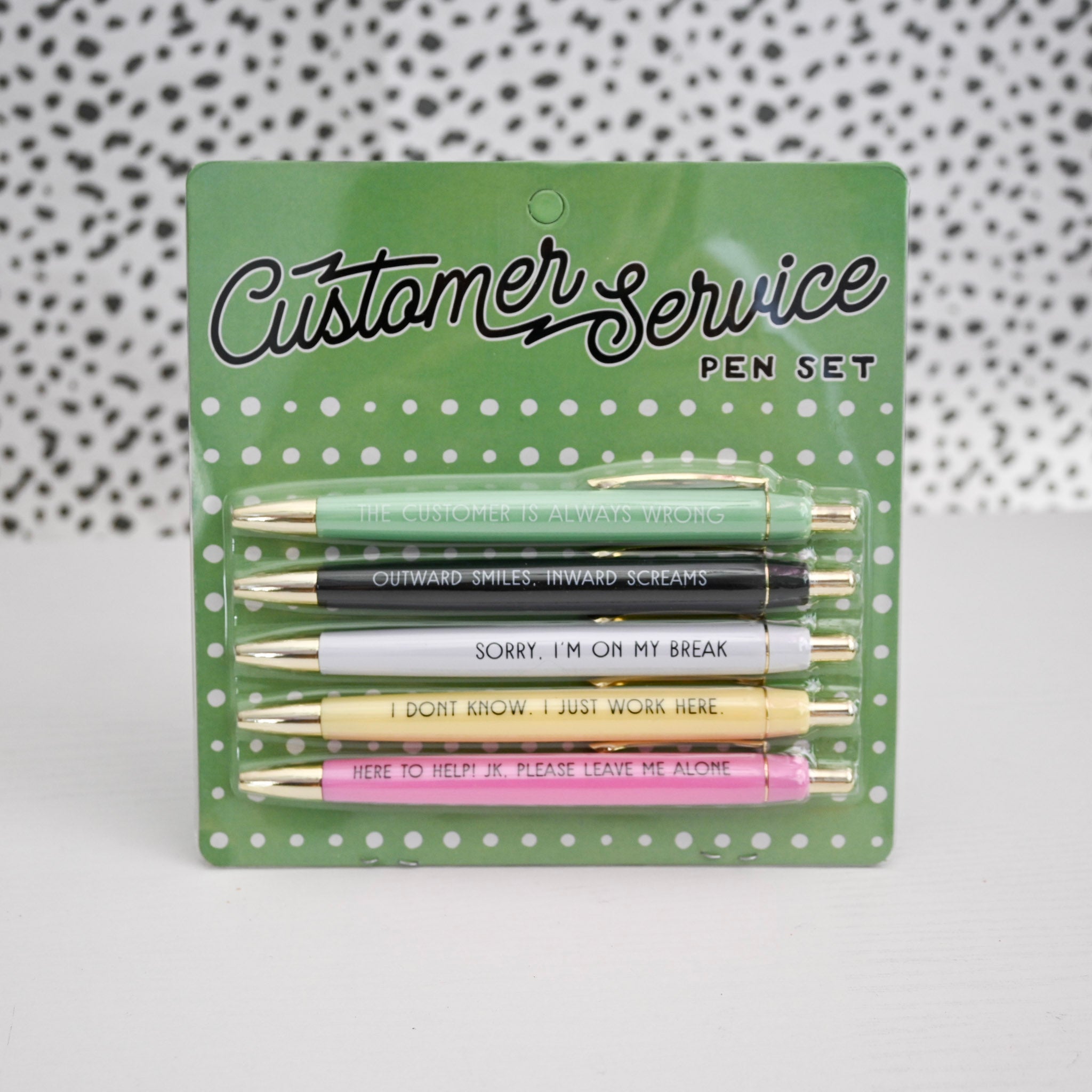 Customer Service Pen Set – Shop The Pug